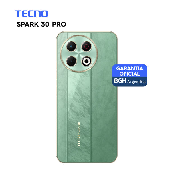 Tecno Spark 30 Pro 256 + 8gb Green | BGH Tienda Oficial - BGH Tienda Oficial